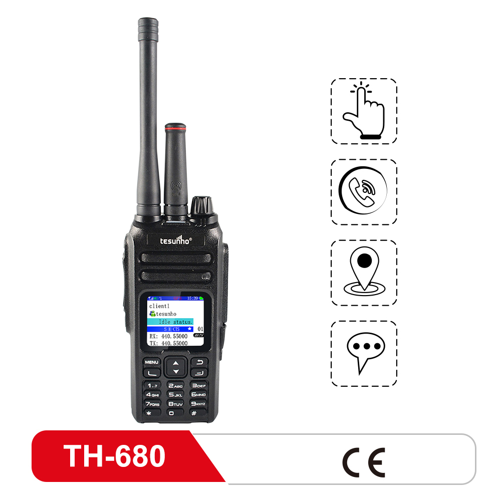 VHF or UHF PoC Walkie Talkie TH-680_Dual Mode PoC Analog Radio ...